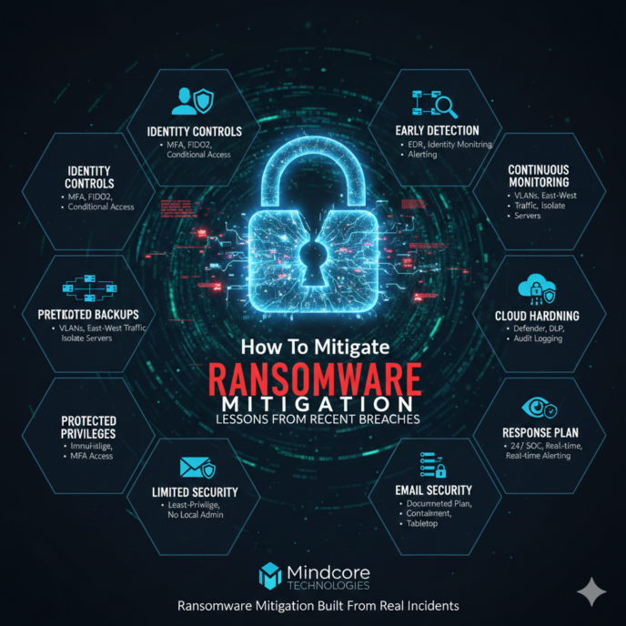 Mitigate Ransomware Attacks: Lessons Learned | Mindcore Technologies